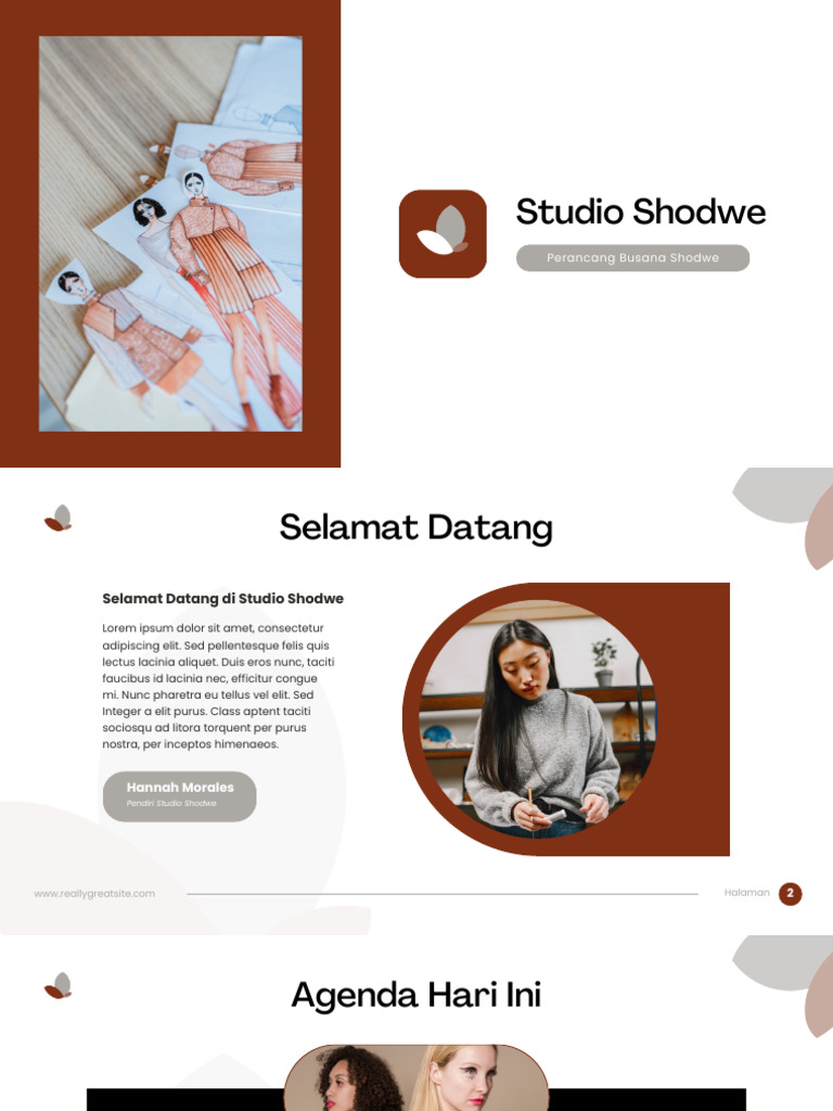 Desainer Busana Studio Shodwe | PDF | Career & Growth
