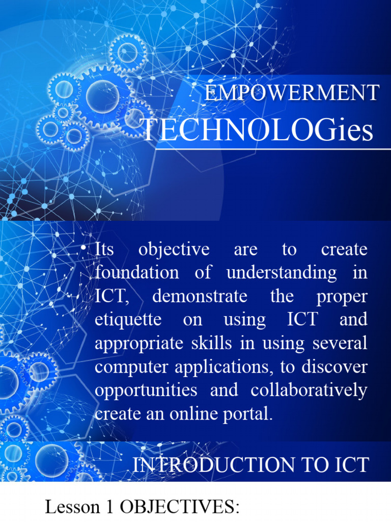 Em Tech Intro To Ict | PDF | Information Technology | Social Media