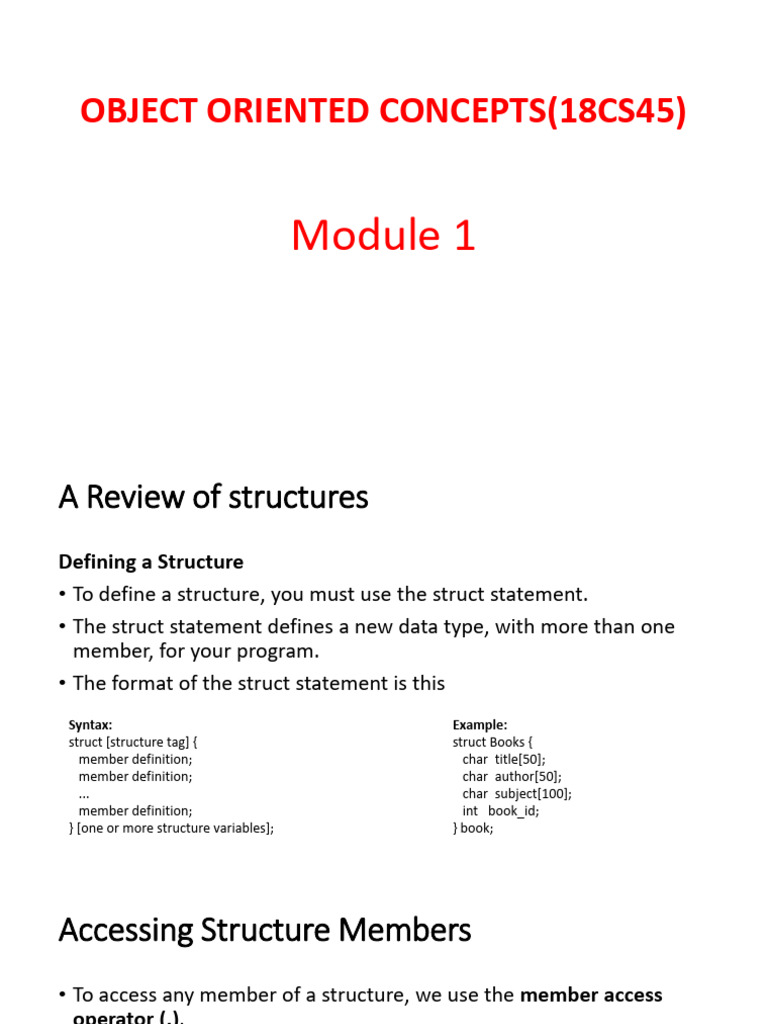 18cs45 Ooc Pdf Parameter Computer Programming Pointer Computer 7018