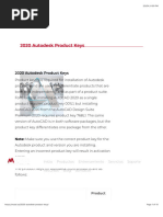 2012 Product Keys For Autodesk Products - Learn | PDF | Autodesk | Auto Cad