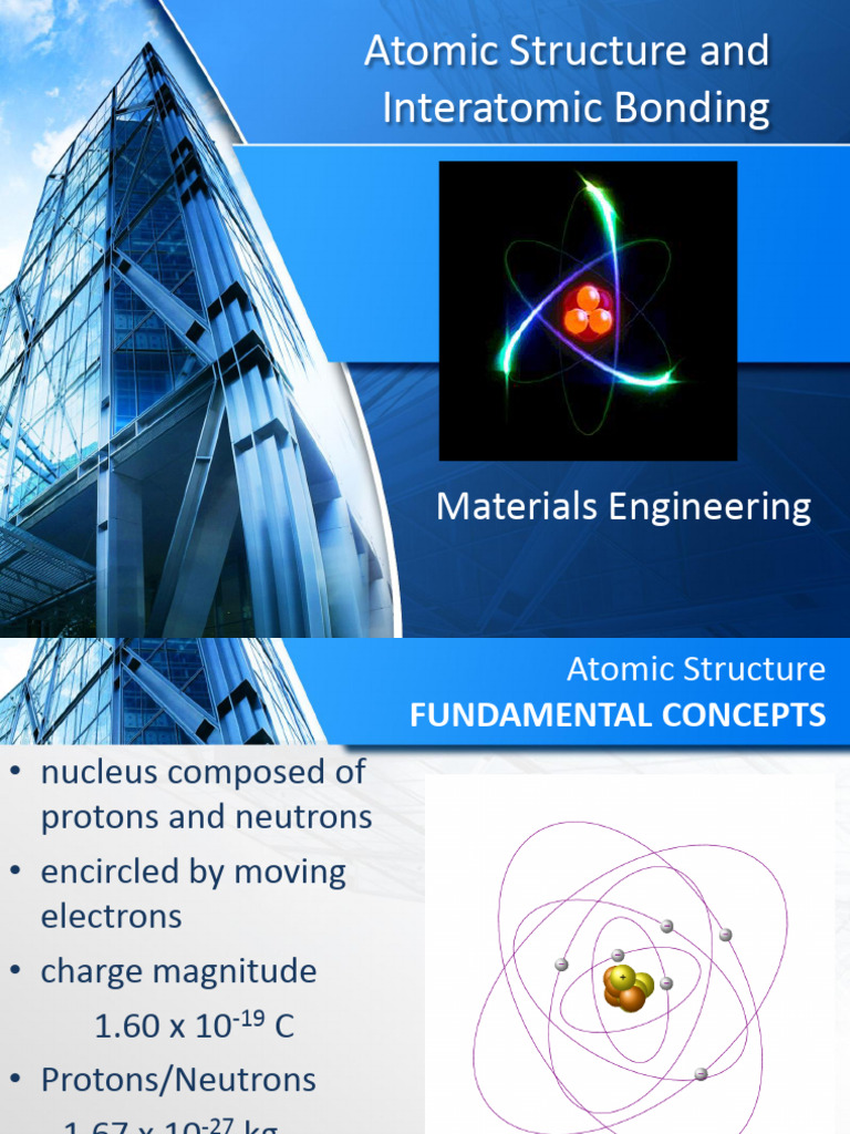 2.atomic Structure | PDF | Chemical Bond | Atoms