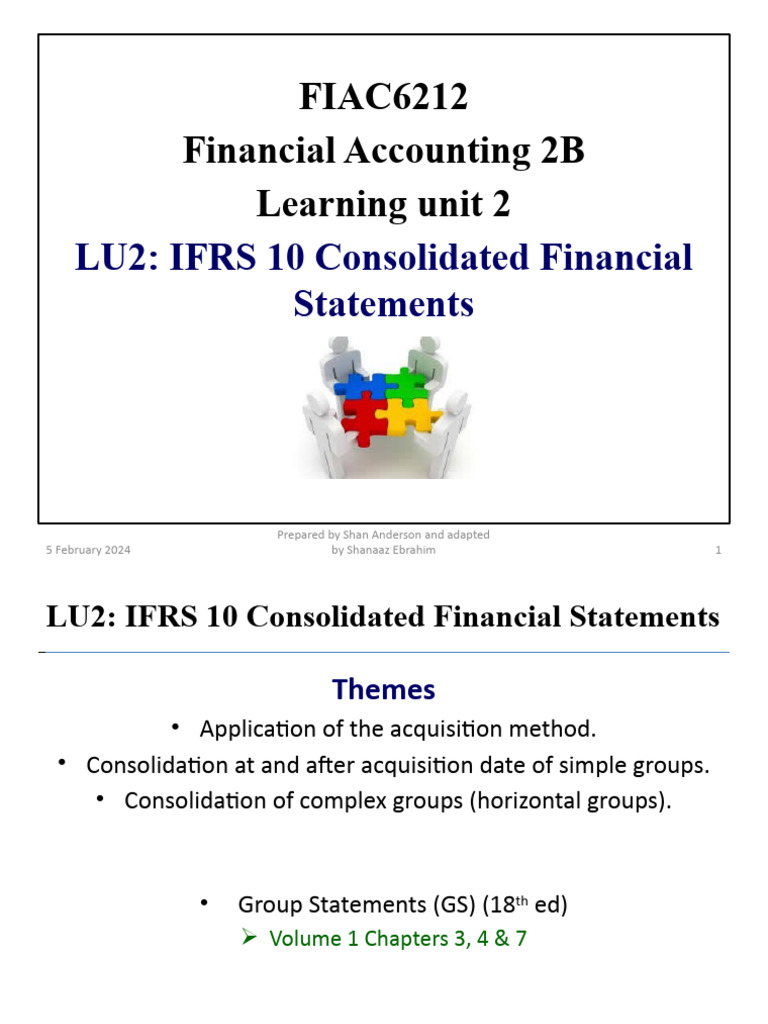 IFRS 10 Consolidatd Financial Statements | Download Free PDF ...