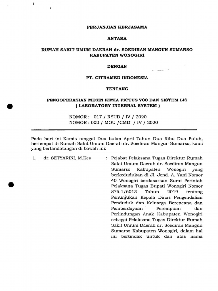 2020 PKS DGN PT Citramed TTG Pengoperasian Mesin Pictus 700 Dan Sistem ...