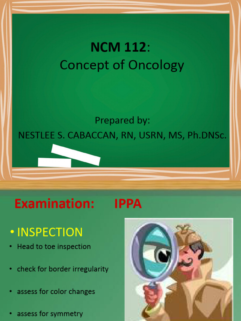 NCM 112 Concept of Oncology 3 | PDF