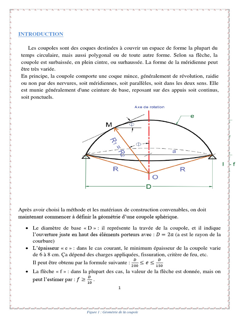 Structure en Coque Coupole 1 | PDF