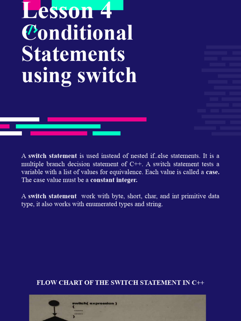Lesson 4 | PDF | Integer (Computer Science) | Programming Paradigms