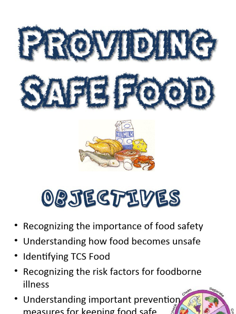 Providing Safe Food | PDF