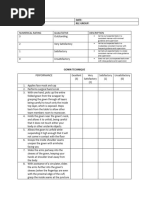 Hand Hygeine Form | PDF