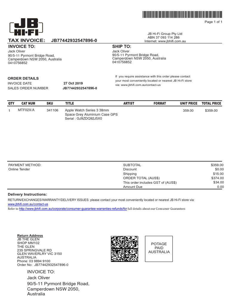 JB 2 | PDF | Invoice | Economies