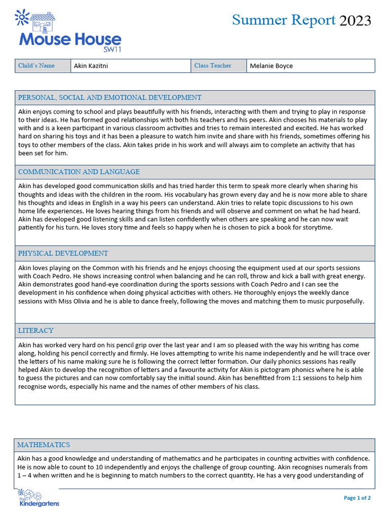 Akin Summer 2023 | PDF | Toys | Teachers