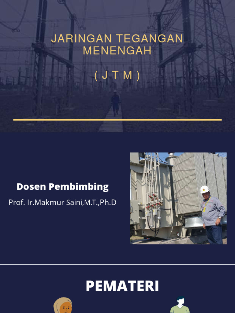 Jaringan Tegangan Menengah JTM | PDF
