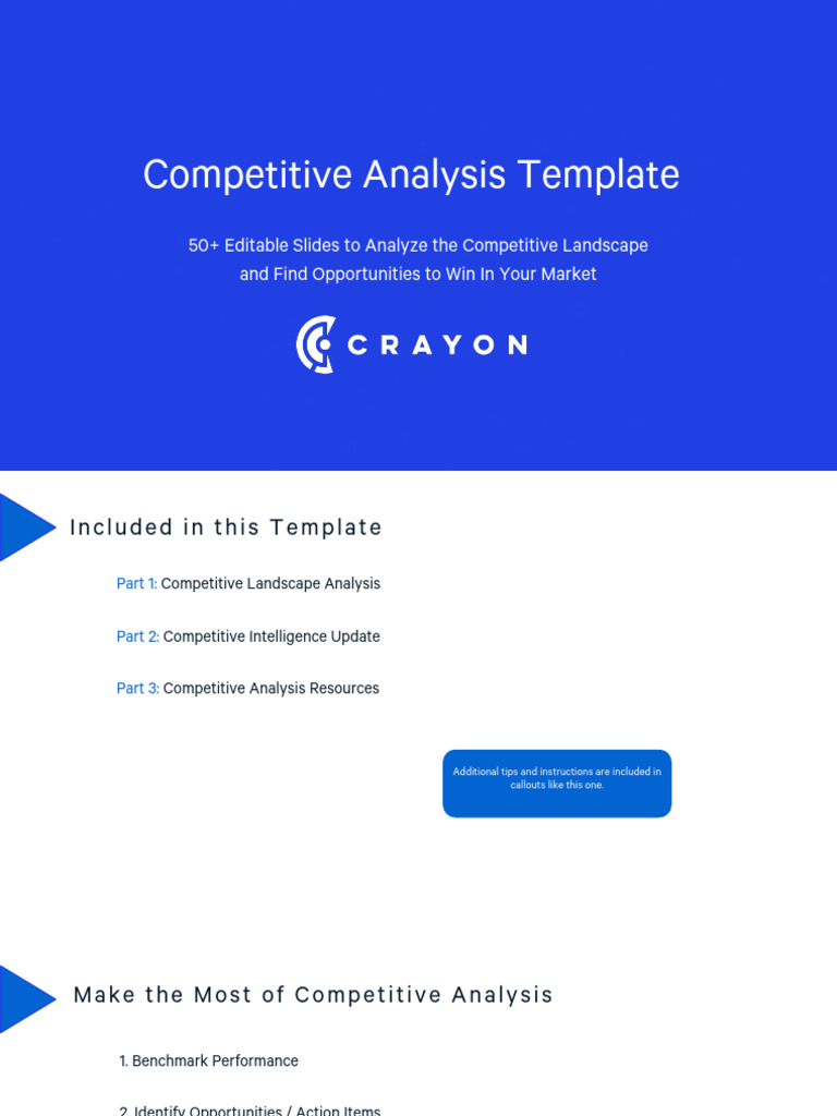 Crayons Competitive Analysis Template | PDF | Sales | Search Engine Optimization