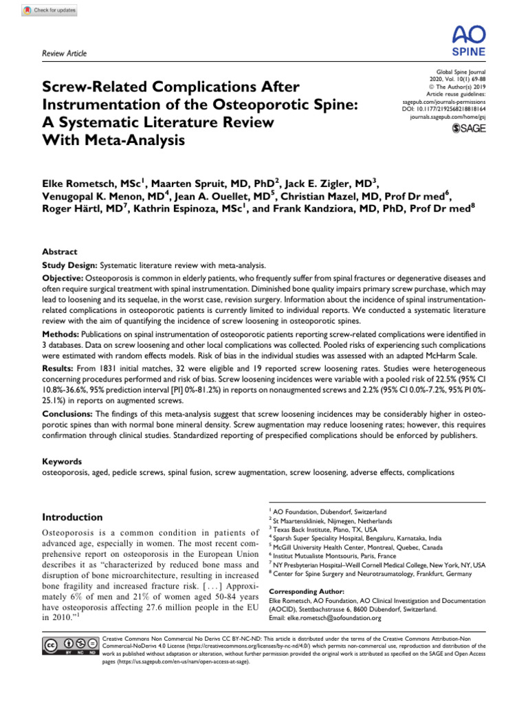 Rometsch Et Al 2019 Screw Related Complications After Instrumentation 2268