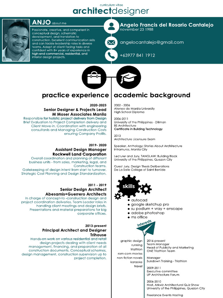CV - Angelo Cantalejo 2024 | PDF