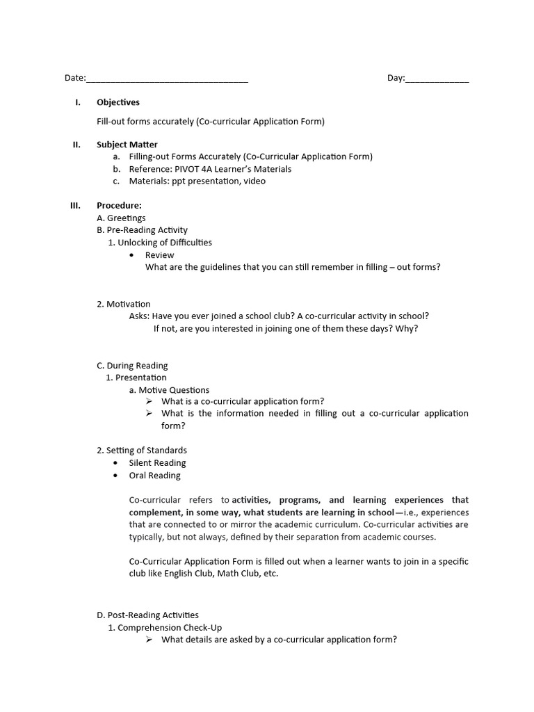 Lesson Plan in English Week 2 | PDF Lesson Plan in English Week 2 | PDF