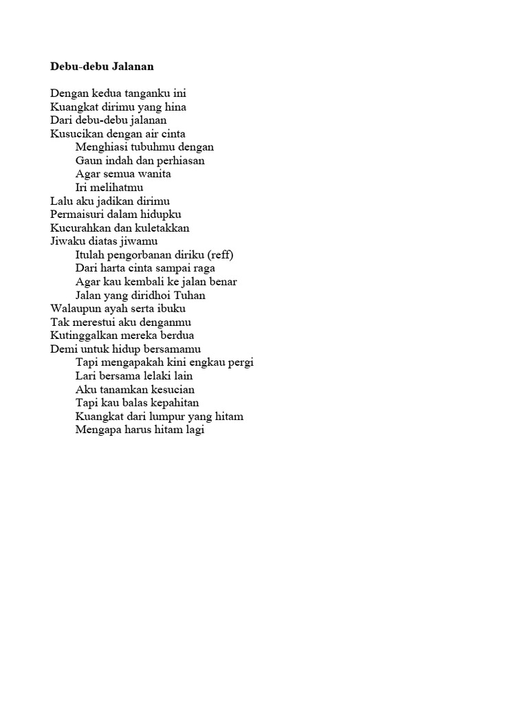 Debu Jalanan | PDF | Seni | Agama & Spiritualitas