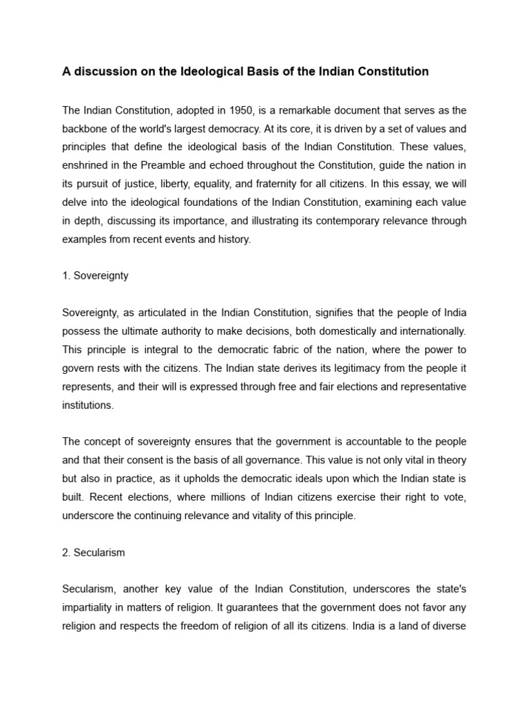 Nature of the Indian State: Historical and Ideological | PDF