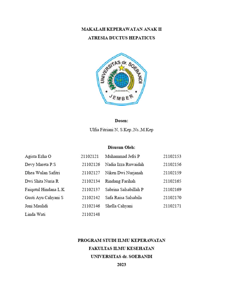 Kel 3 Askep Atresia | PDF