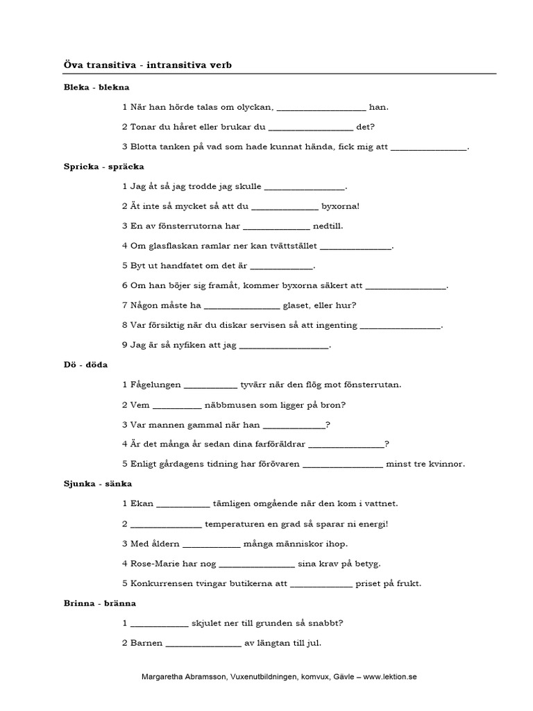lektion_se_18667_Transitiva_o_intrans_verb | PDF