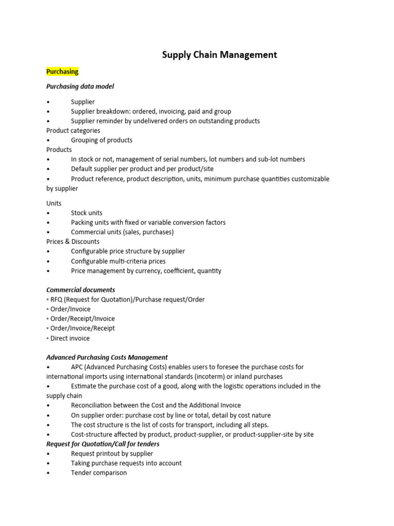 Supply Chain Invoice Management Overview | PDF | Invoice | Receipt
