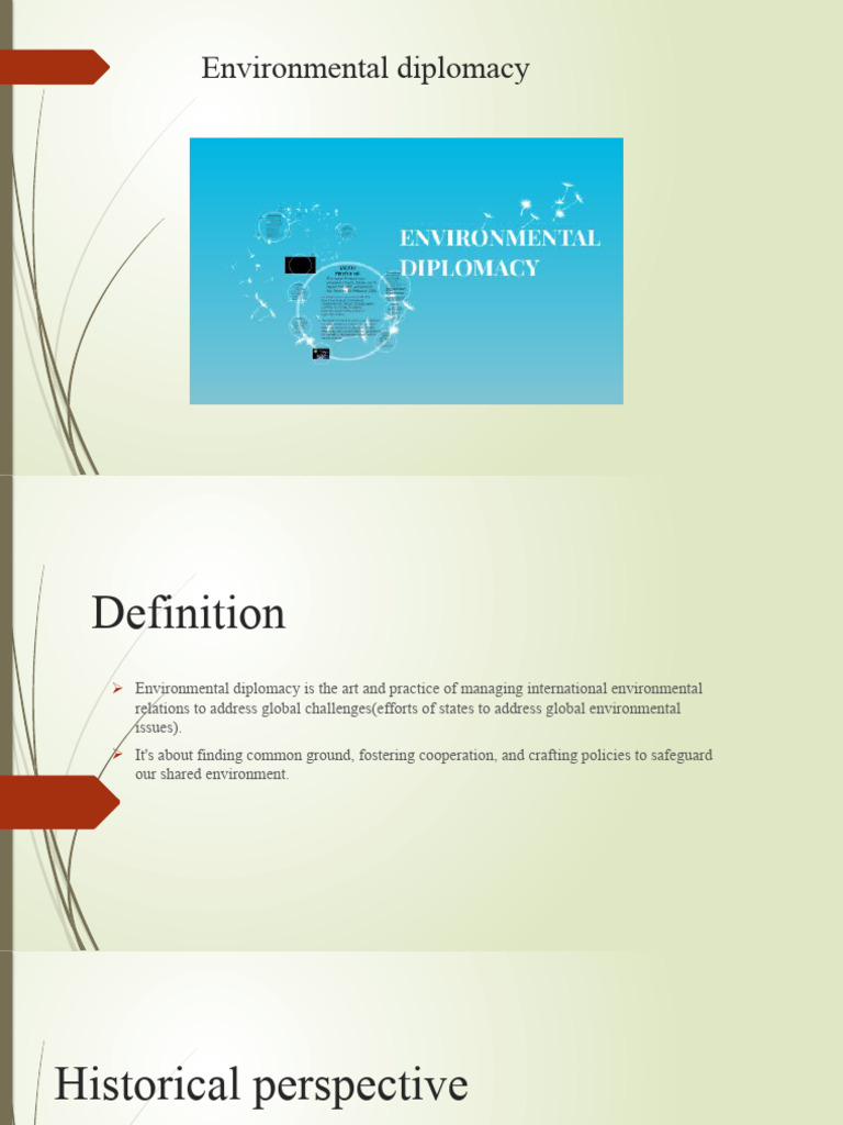 Environmental Diplomacy 1 | PDF