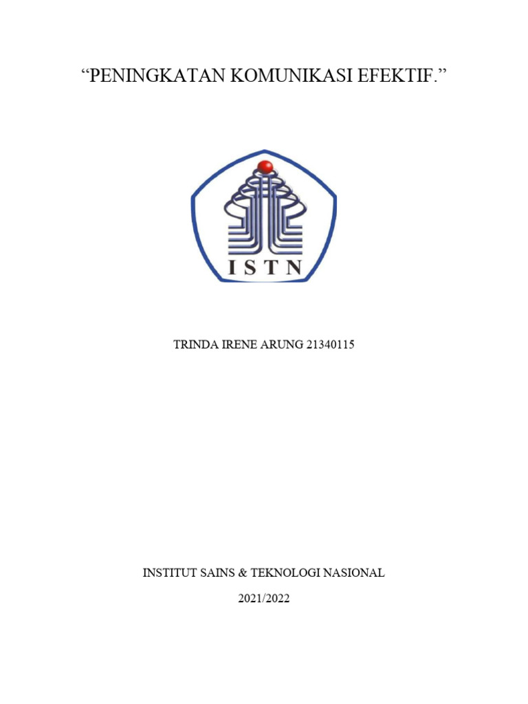 Peningkatan Komunikasi Efektif | PDF Peningkatan Komunikasi Efektif | PDF