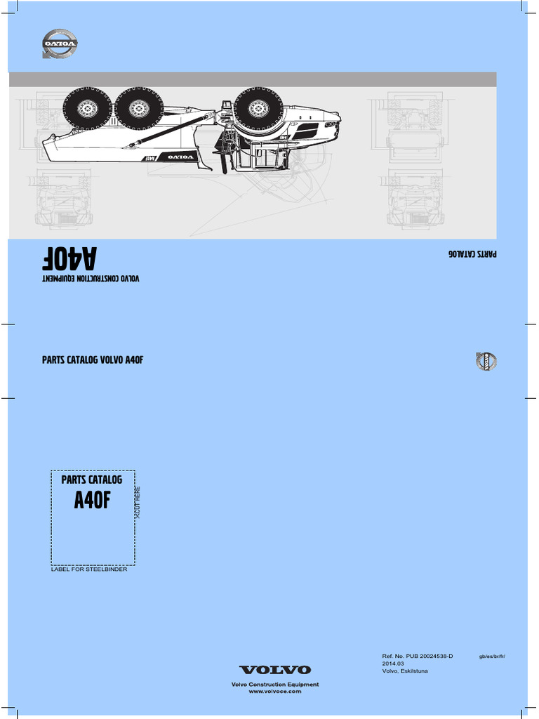 Catalogo de Peças A40F | PDF | Machines | Manufactured Goods