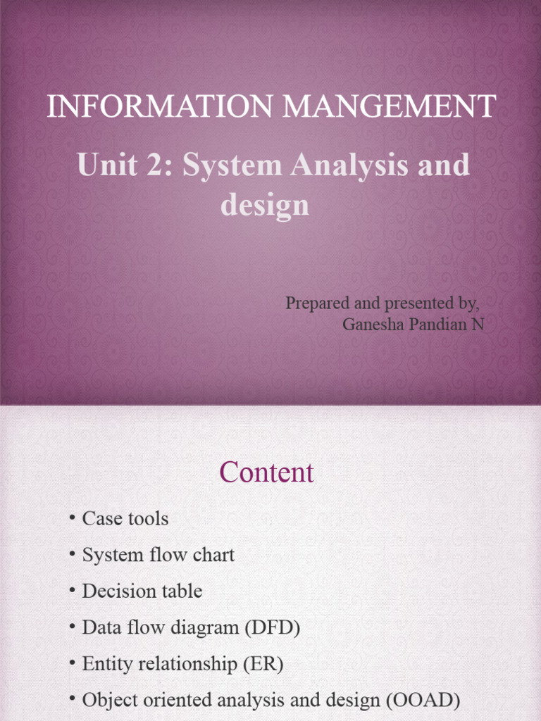 UNIT 2 Information Management | PDF