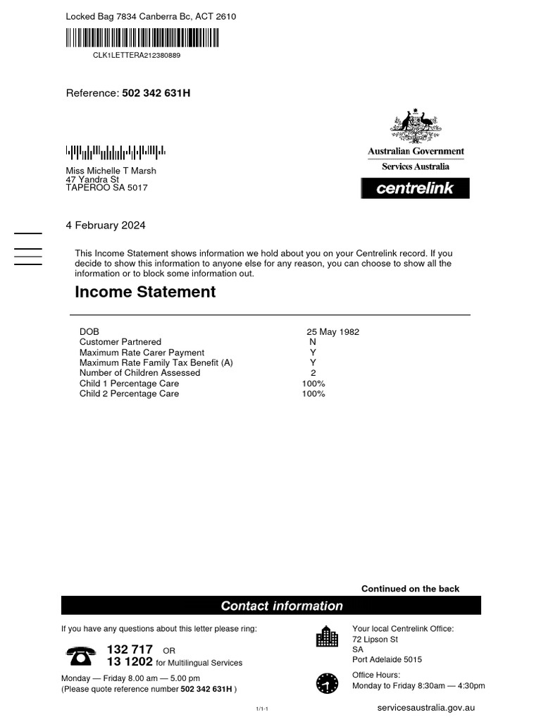 Income Statement | PDF | Taxes | Personal Finance