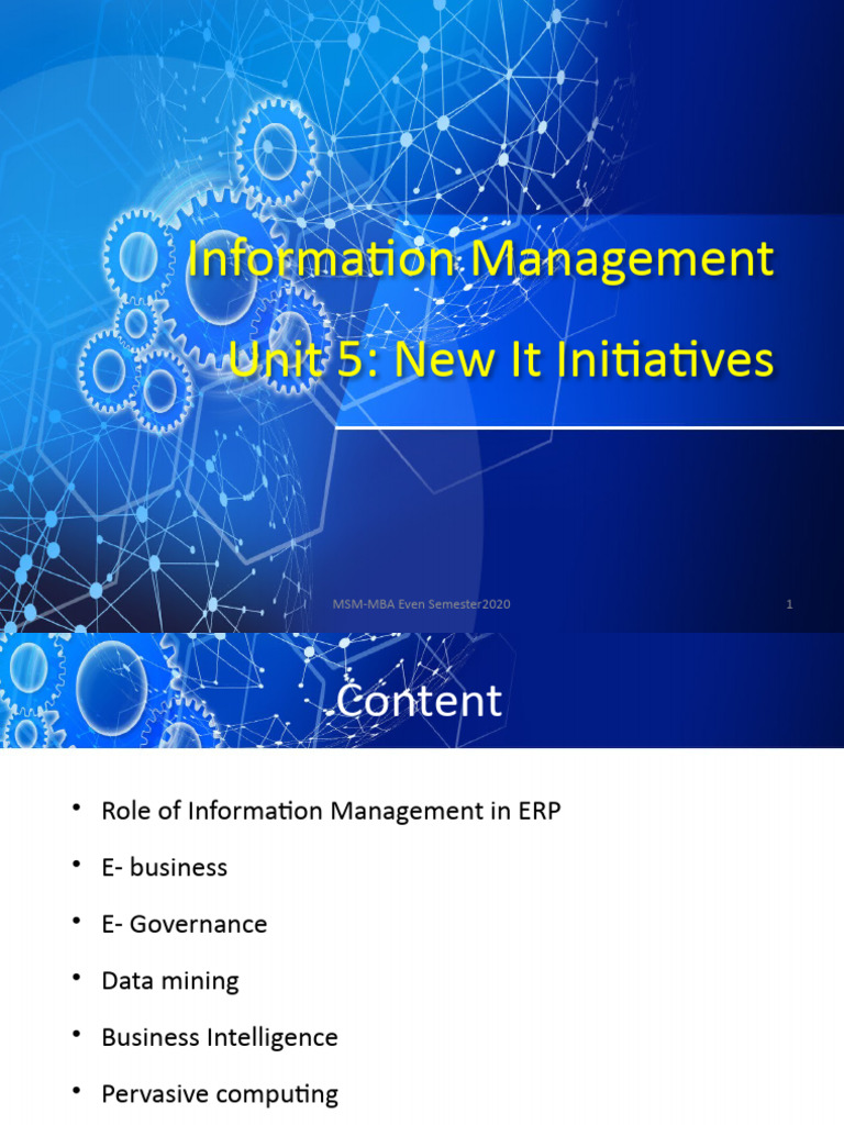 Information Management in ERP Systems | PDF | Enterprise Resource Planning | Cloud Computing