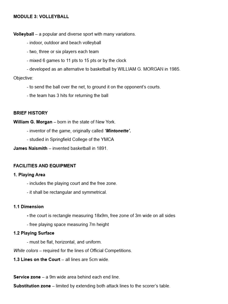 Gpe4 Volleyball | PDF | Volleyball | Sports Rules And Regulations