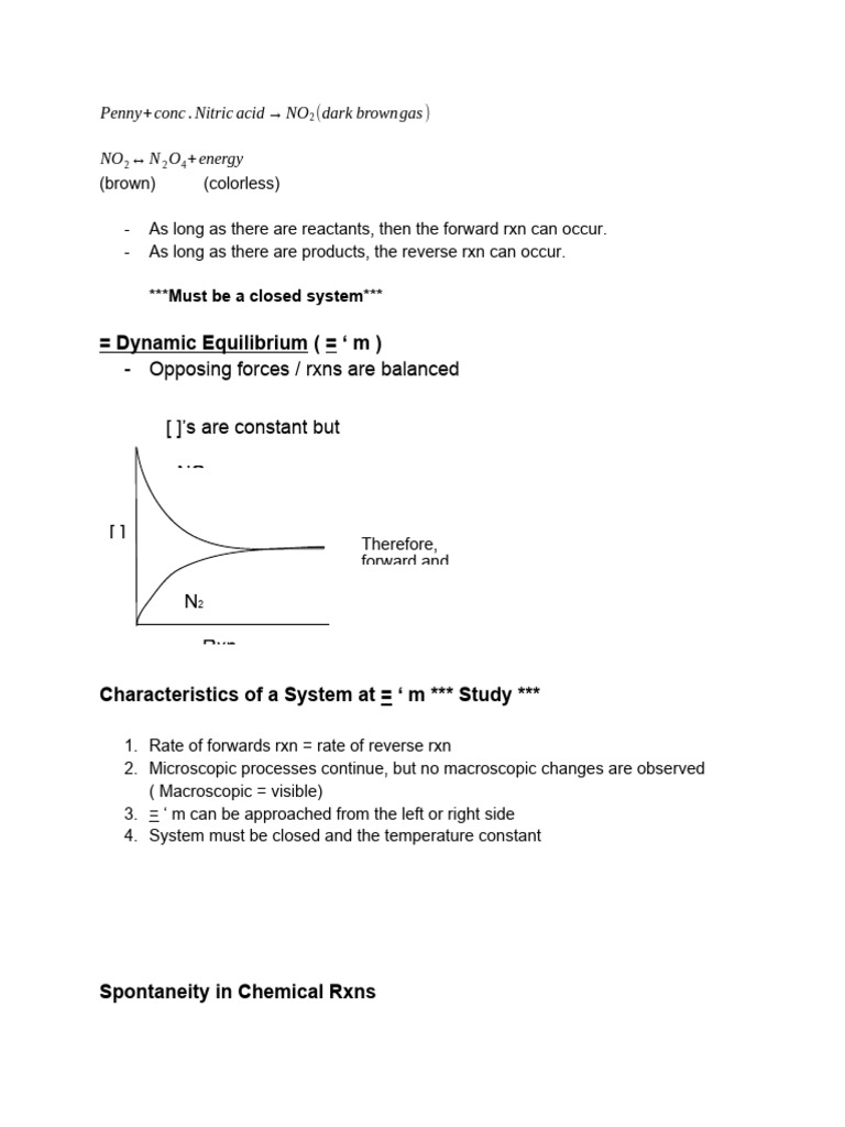 Chemistry Unit 2 - Dynamic Equilibrium | PDF | Applied And ... Chemistry Unit 2 - Dynamic Equilibrium | PDF | Applied And ...