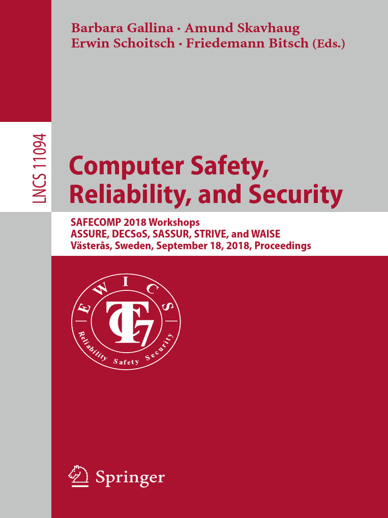 Computer Safety, Reliability, and Security: Barbara Gallina Amund ...