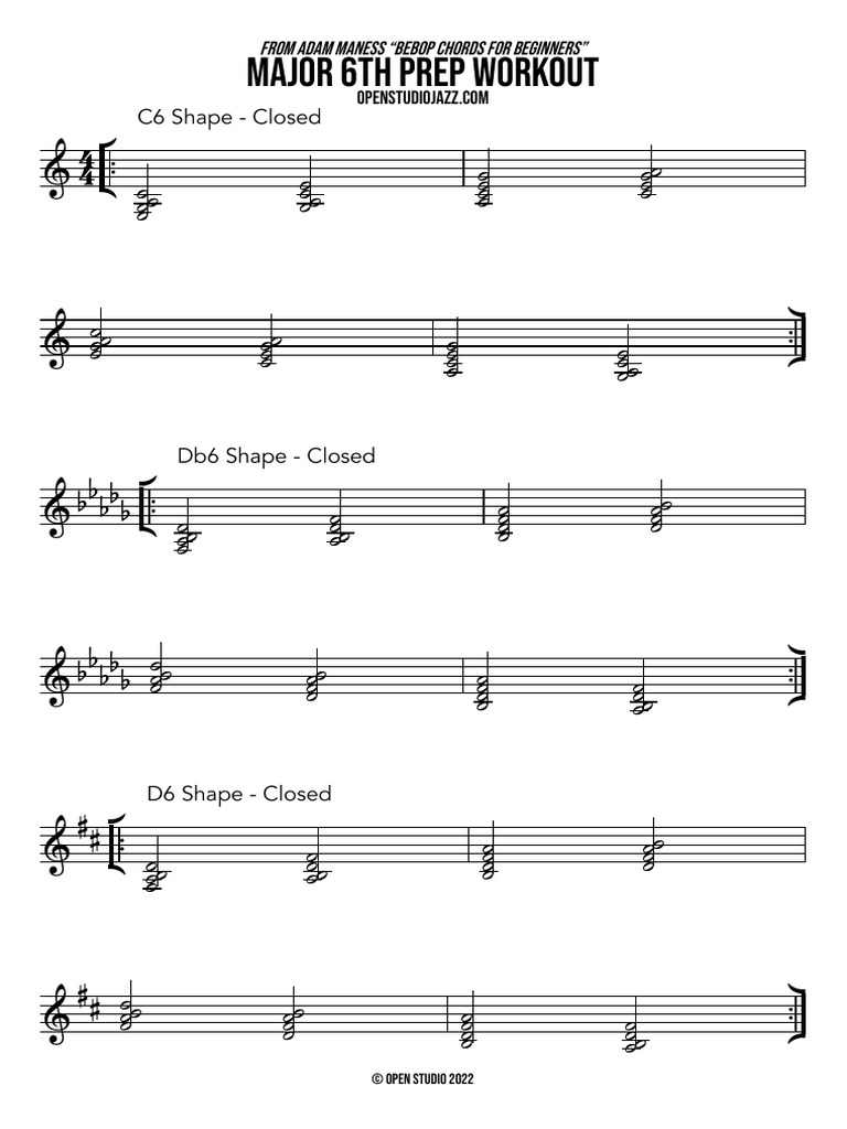 Major 6th Prep Workout | PDF | Chess | Chess Theory