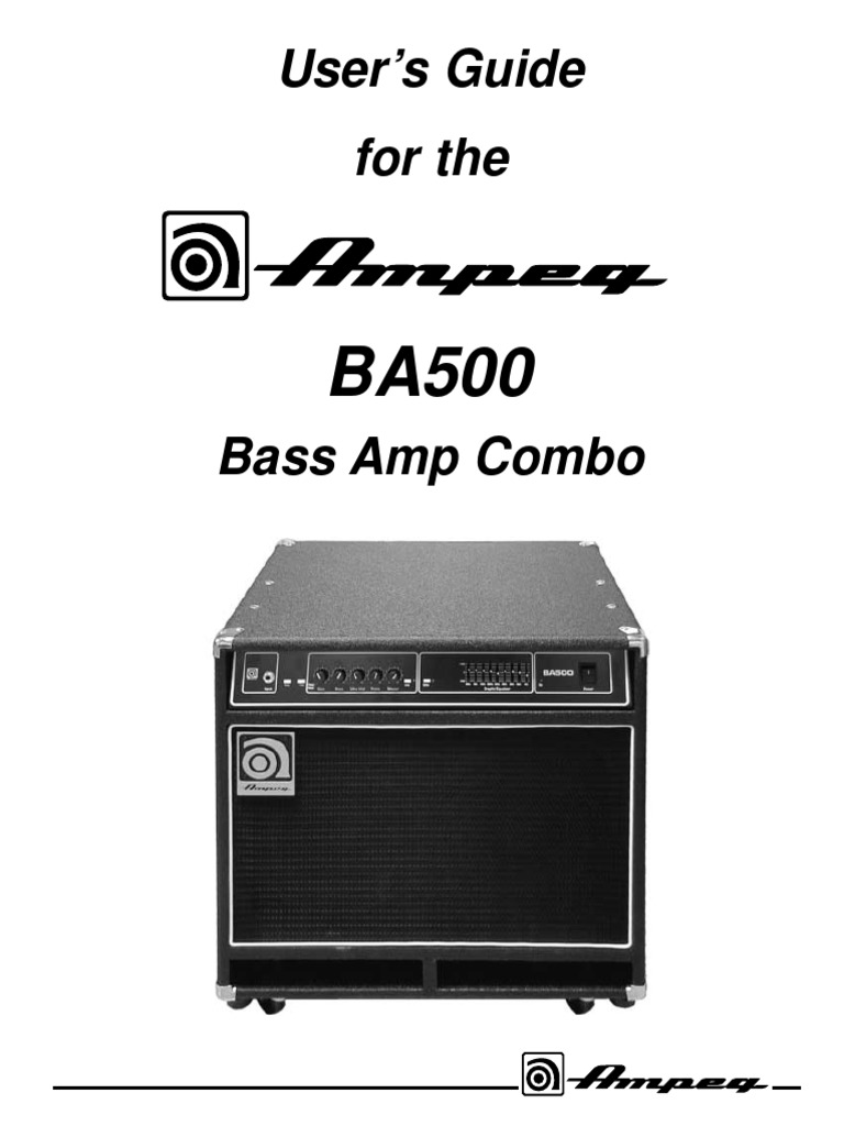 BA500 | PDF