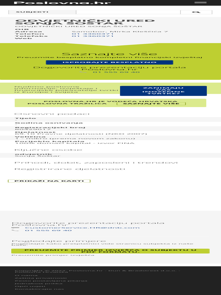 Odvjetnički Ured Sonja Šoštar | PDF