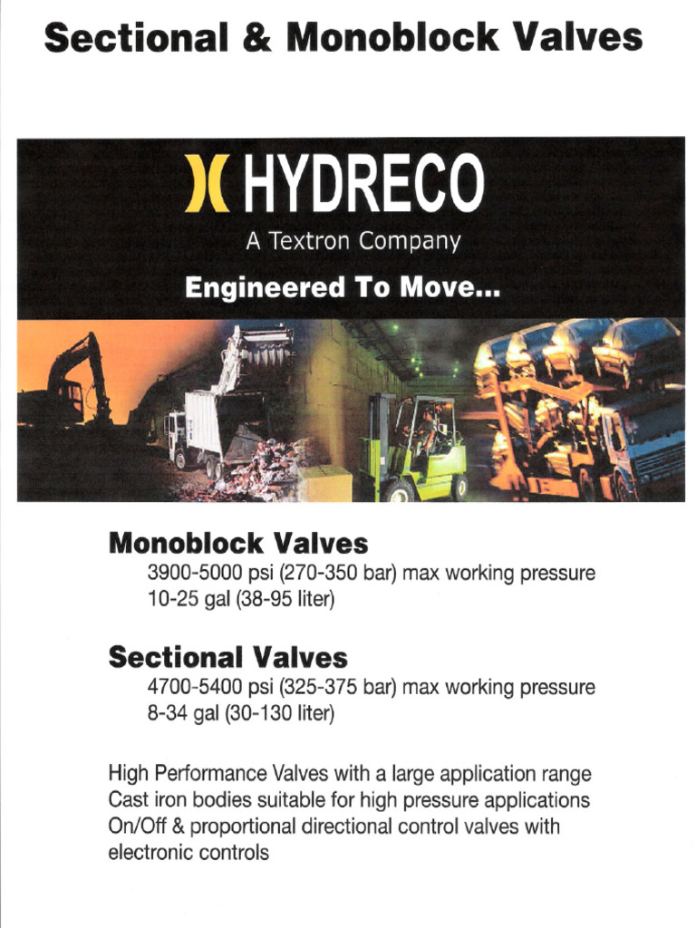 Q130 Sectional Valve | PDF