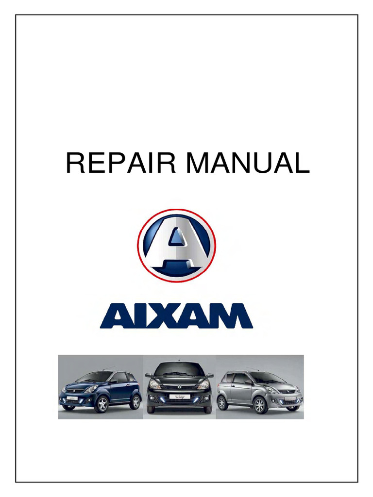 AIXAM KUBOTA Z402, Z602 Engines MANUEL - DE - REPARATION - UK | PDF