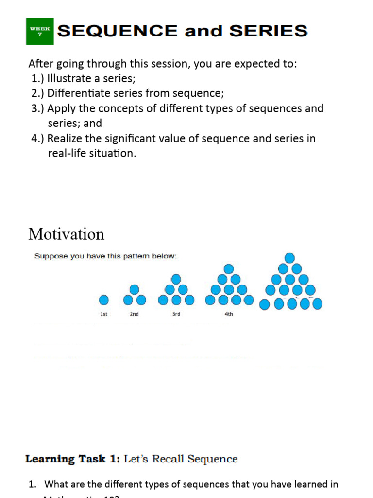 Precalculus Q1 Wk7 | PDF | Sequence | Numbers
