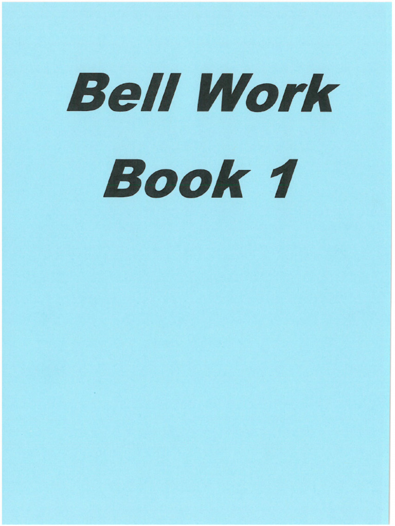 Book Work 1 | PDF