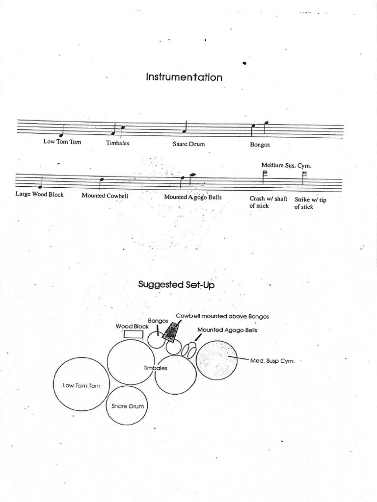 David Mancini - Latin Journay For Solo Percusion | PDF