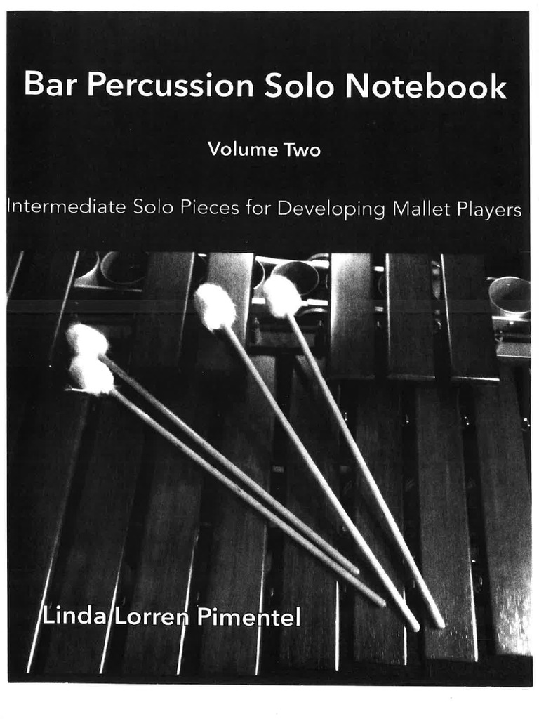 Bar Percussion Solo Notebook Volume Two | PDF
