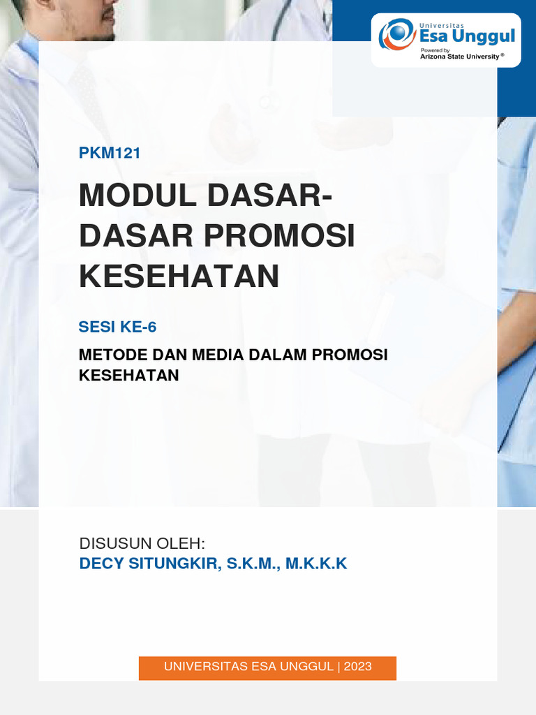 6 Metode Dan Media Promosi Kesehatan | PDF