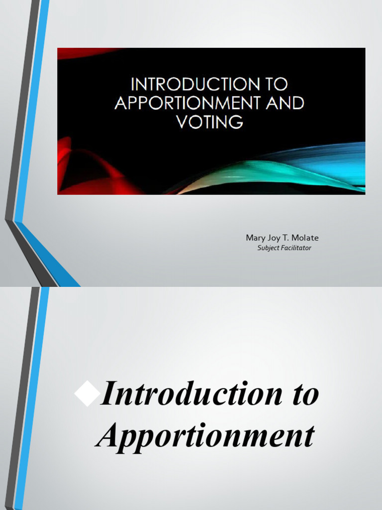 Chapter 7.1 Apportionment | PDF | Apportionment (Politics) | Mathematics