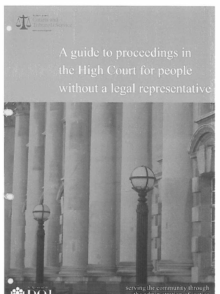 (Glossary) High Court Guide | PDF