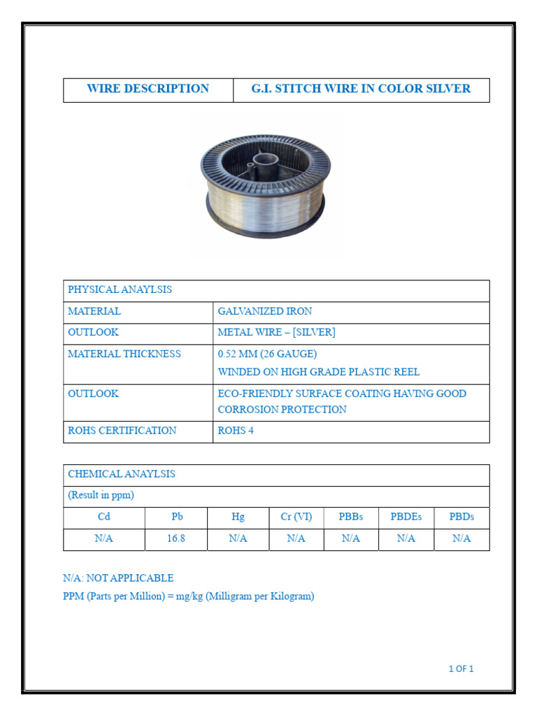 Stitching Wire - Gi Pdf2 | PDF
