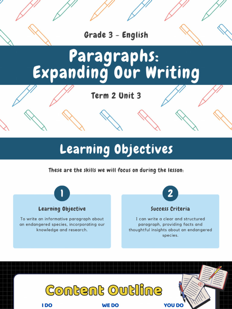 L4 - Paragraphs - Expanding Our Writing | PDF