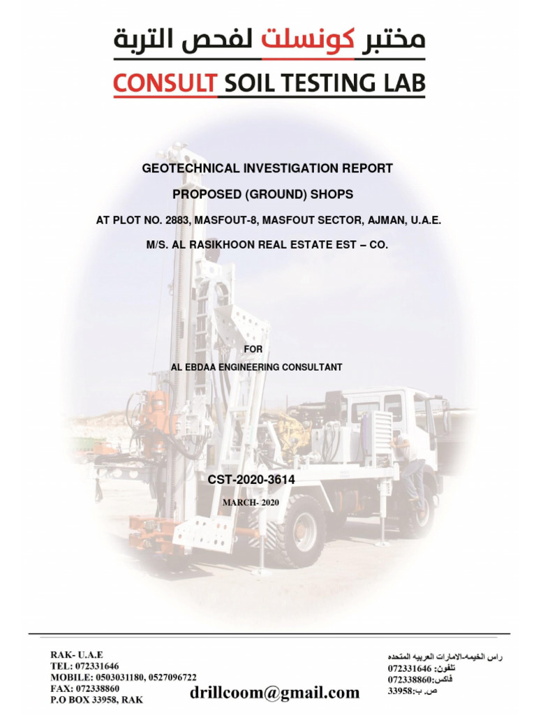 CST 2020 3614 | PDF | Geotechnical Engineering | Concrete