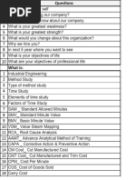 Basic IE Formulas | PDF