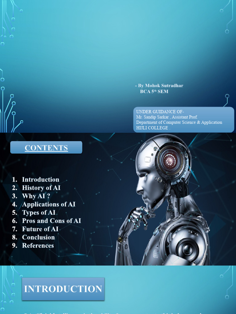 by Mohok Sutradhar Bca 5 SEM | PDF | Artificial Intelligence | Intelligence (AI) & Semantics